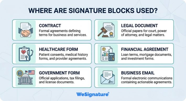 What Is a Signature Block? Purpose, Components & Types.