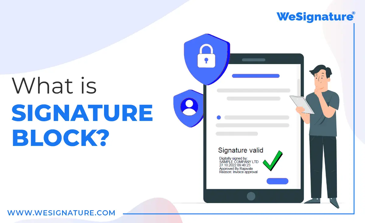 What is a Signature Block? It's purpose, components, and types ...