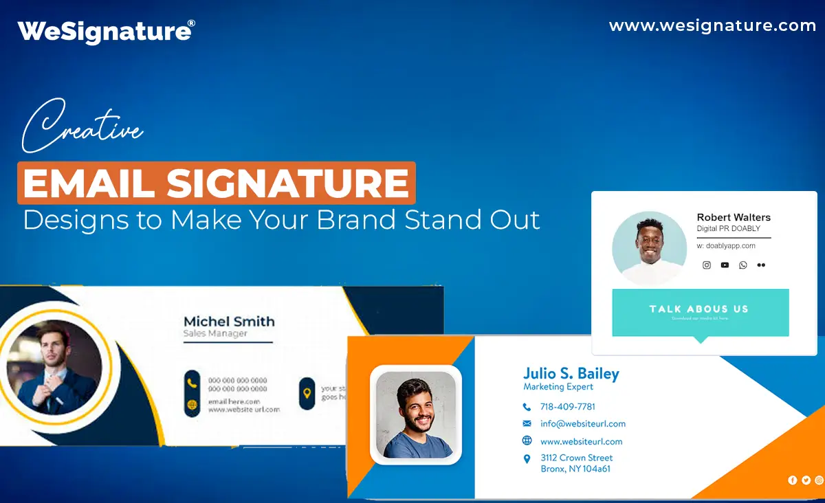 13 Creative Email Signature Designs to Make Your Brand Stand Out ...