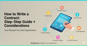 How to Write a Contract: Simple Step-by-Step Guide